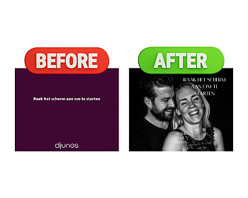 Personalized Welcome screen (Most chosen)